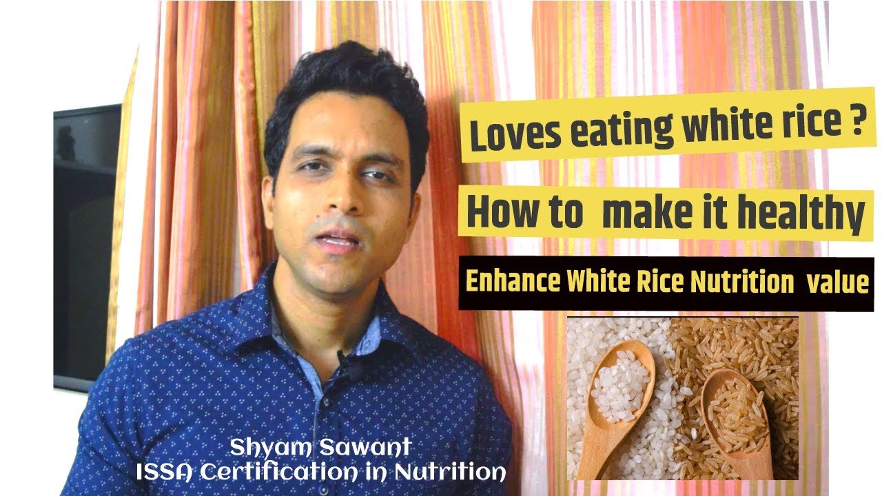 How to make White rice healthy by adding fiber rich "Sweet Potato ...