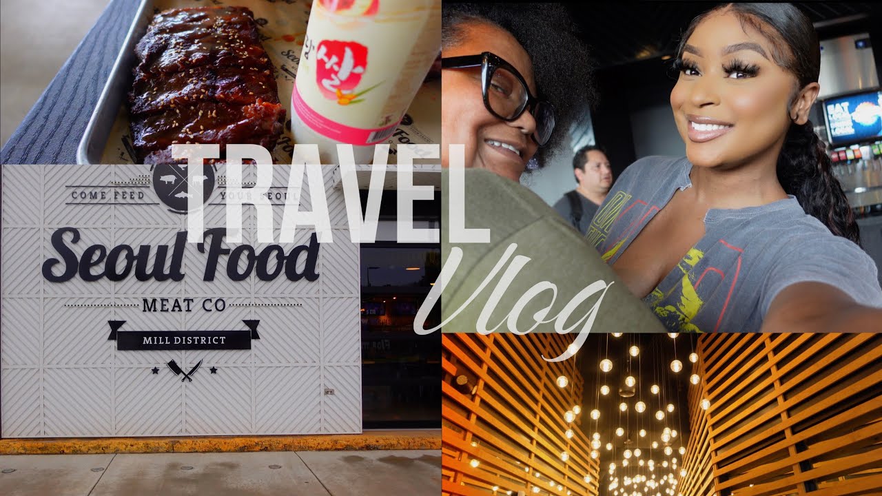 TRAVEL VLOG || (...)Flew me OUT + Come With Me On A DATE, Surviving A ...