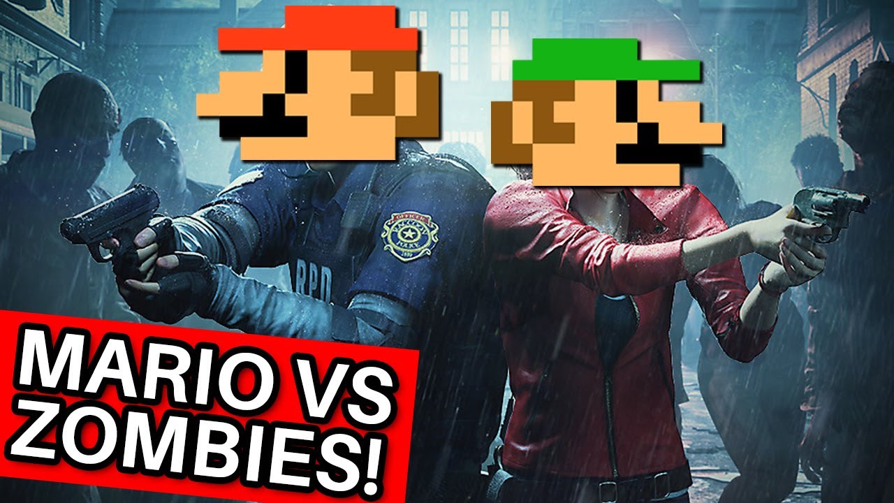 Mario Breaks into the Raccoon City Police Department - YouTube
