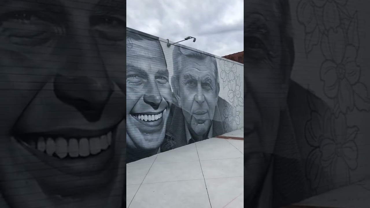 The new Andy Griffith mural in Mt. Airy, NC is beautiful! ️ - YouTube