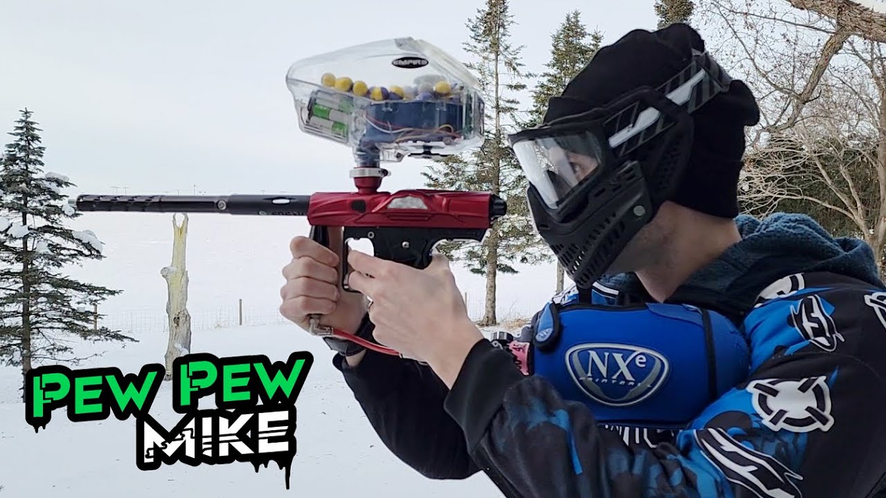 Smart Parts Shocker NXT Dynasty - Paintball Shooting Video (2007) - YouTube