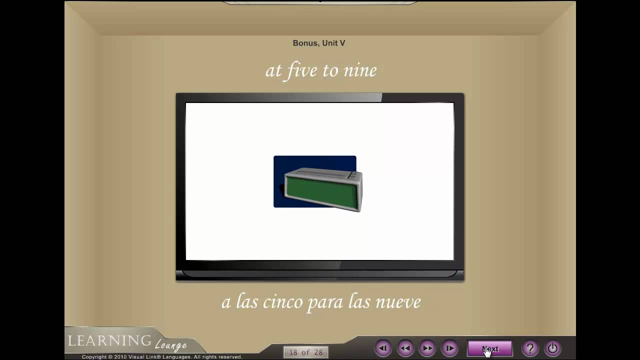 Visual Link Spanish: Bonus Section Lesson 25 - YouTube