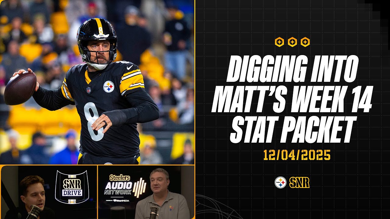 Digging Into Matt's Week 14 Stat Packet | SNR Drive (Dec.4 ...