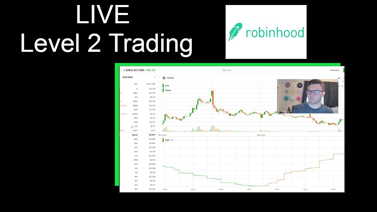 LIVE Level 2 Trading on Robinhood - YouTube