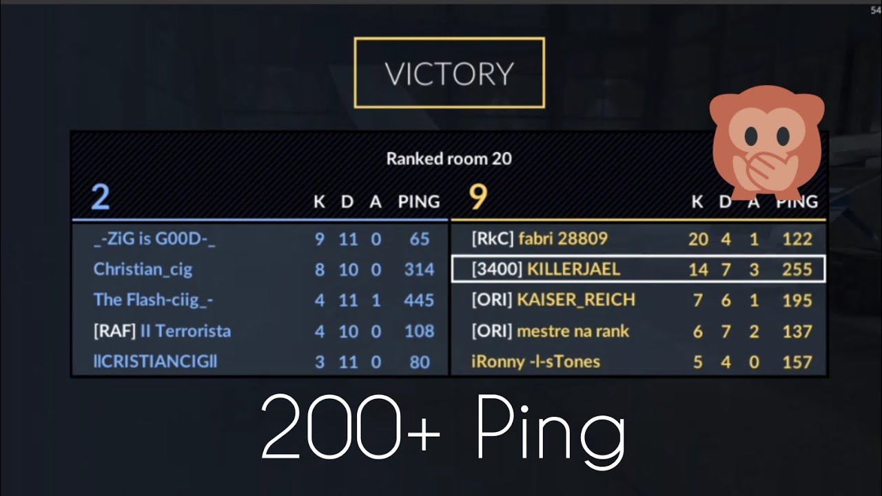 Playing Good With 200+ Ping In Rank - YouTube