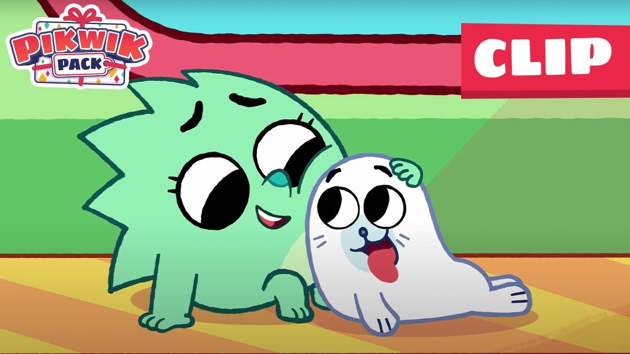 The Pikwik Pack Meets A Baby Seal! 🎁 Pikwik Pack Season 1 🎁 Wally's Pup ...