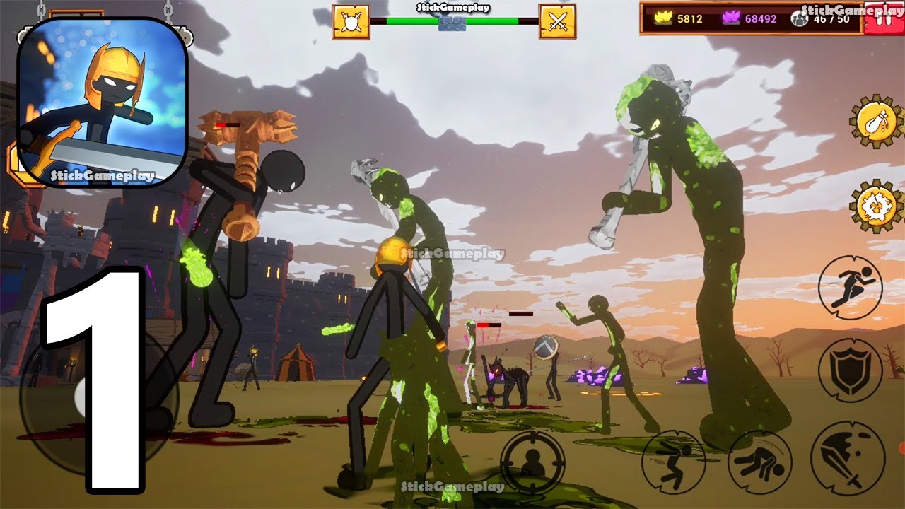 Stick Infinite Kingdom - Gameplay Walkthrough Part 1 Stickman War Army ...