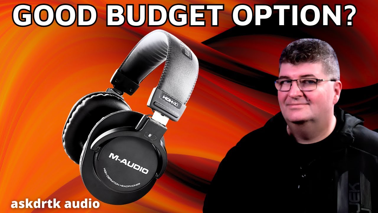 M-AUDIO HDH40 Headphone Review - A REAL OPTION? - YouTube