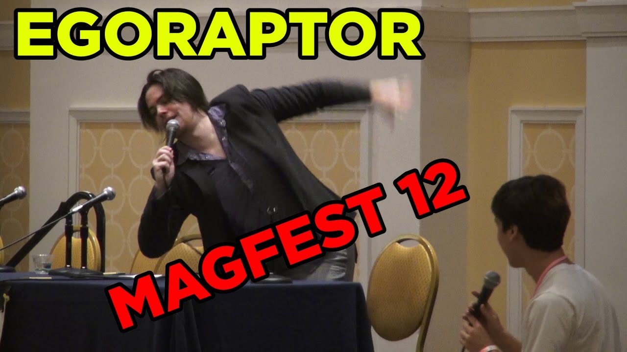Egoraptor at MAGFest 12 / 2014 (with subtitled questions) - YouTube