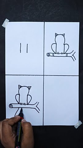 how to draw wol easily 4 Step by step #shorts - YouTube