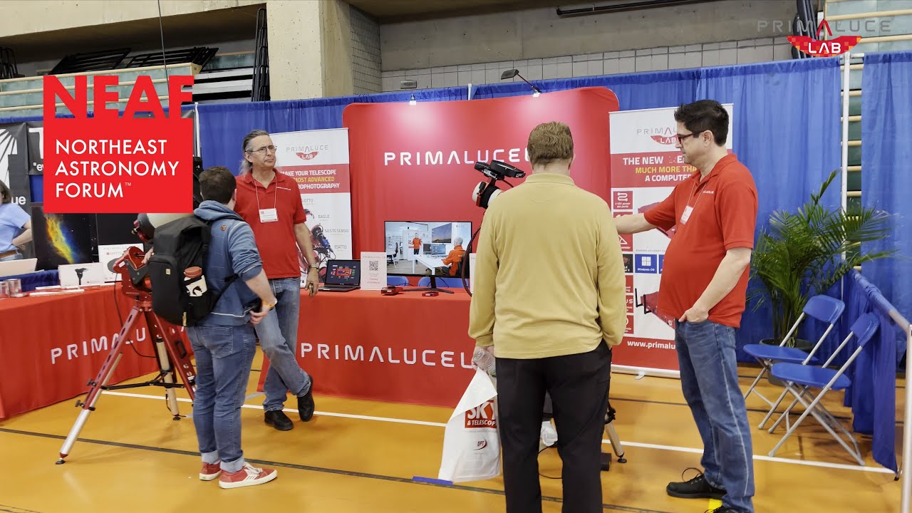 PrimaLuceLab booth at NEAF astronomy and telescopes Expo in USA 2023 ...