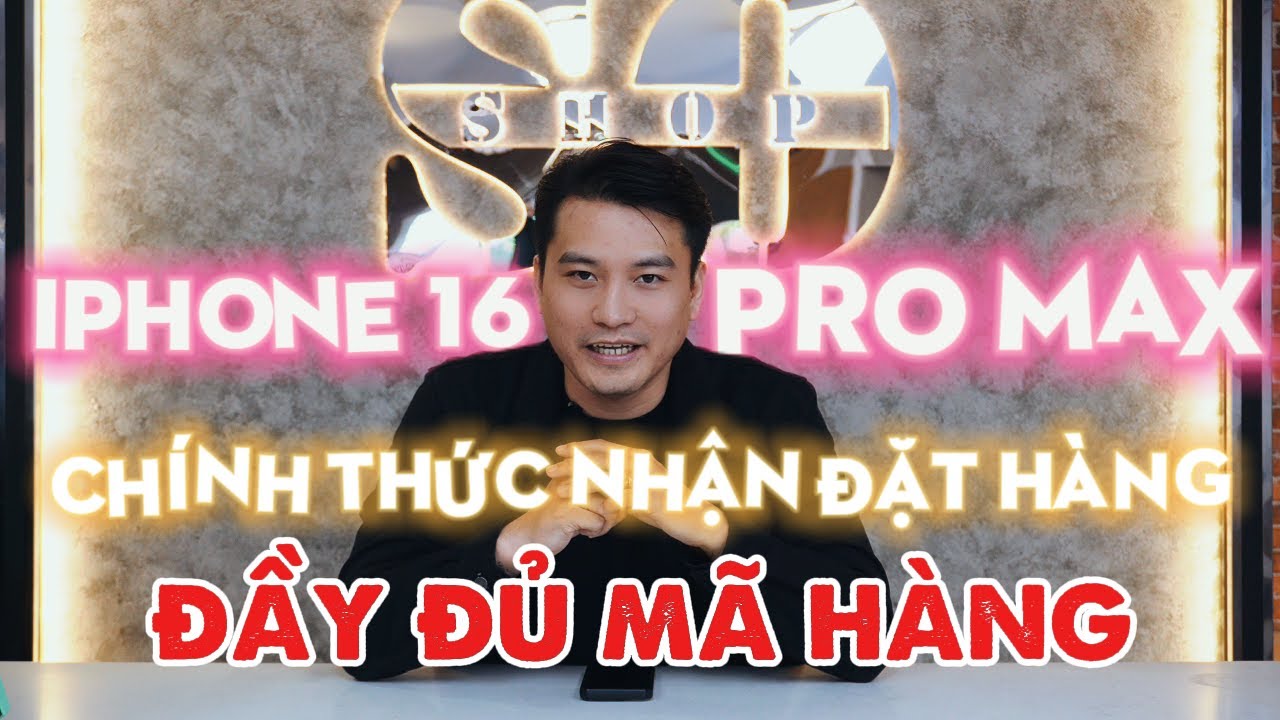 Đặt Hàng 16 Pro Max Chính Hãng Giá Tốt Nhất tại SOshop - YouTube