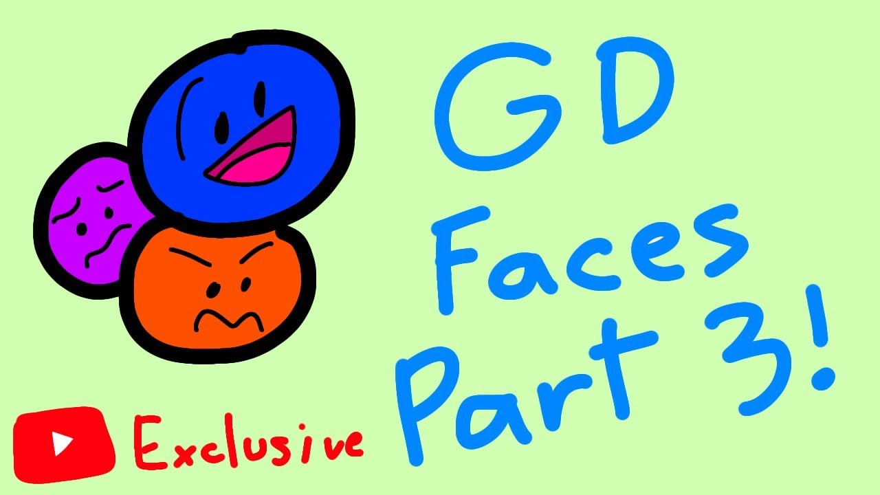 SnezzyTbh's Custom GD Difficulty Faces Part 3! - YouTube
