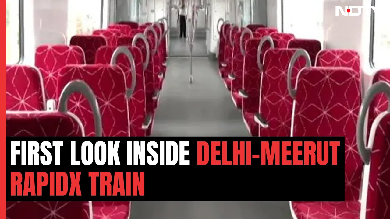 Aircraft Seating, High-Tech Coaches: First Look Inside Delhi-Meerut ...