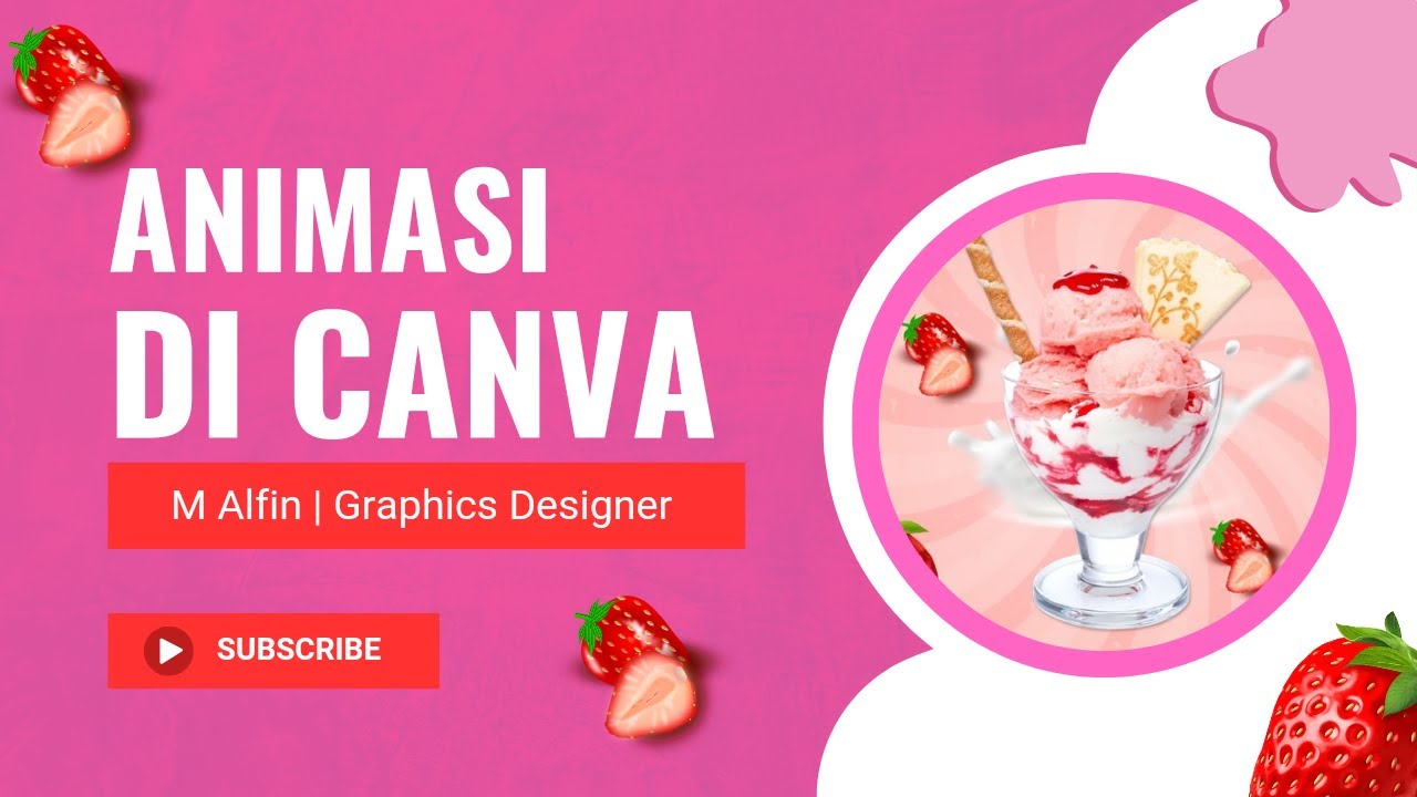 Bikin Animasi Design Es krim di Canva - YouTube