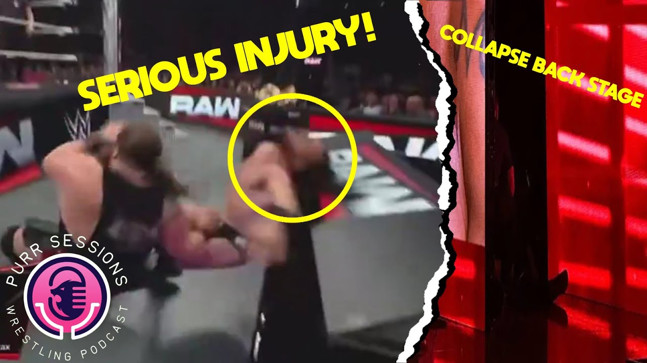 JD McDonagh Suffers Serious Injury On Monday Night Raw! (Purr Sessions ...