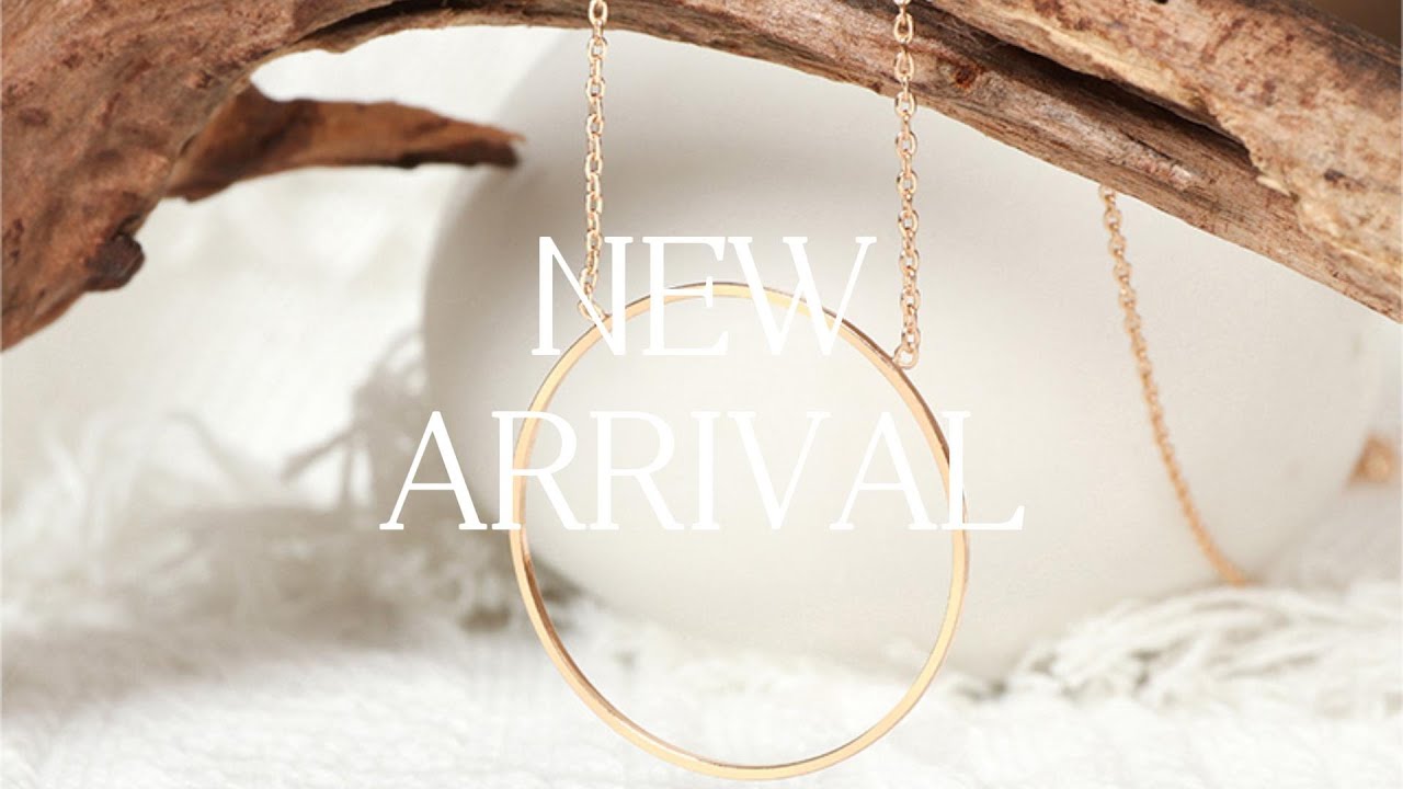 Elegant Simple Gold Circle Necklace for Timeless Minimalist Style - YouTube