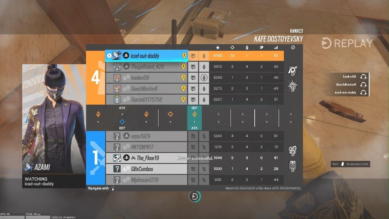 13-1 ranked siege game. road to champ - YouTube