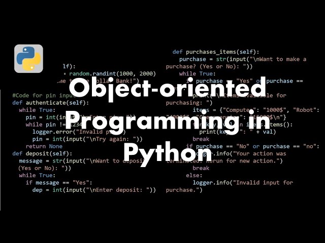 Object Oriented Programming Oop In Python Class And Instance 6431