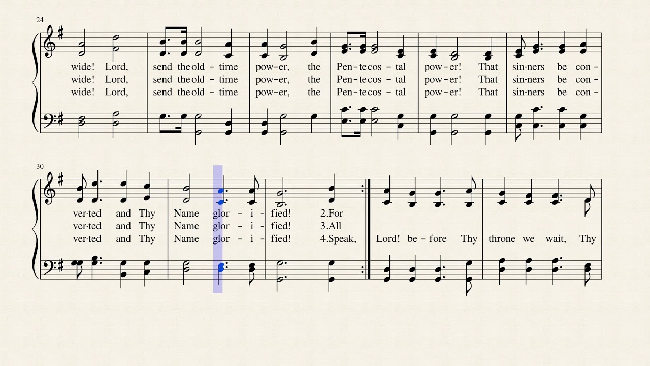 Pentecostal Power (OLD-TIME POWER) by Charles H. Gabriel - YouTube