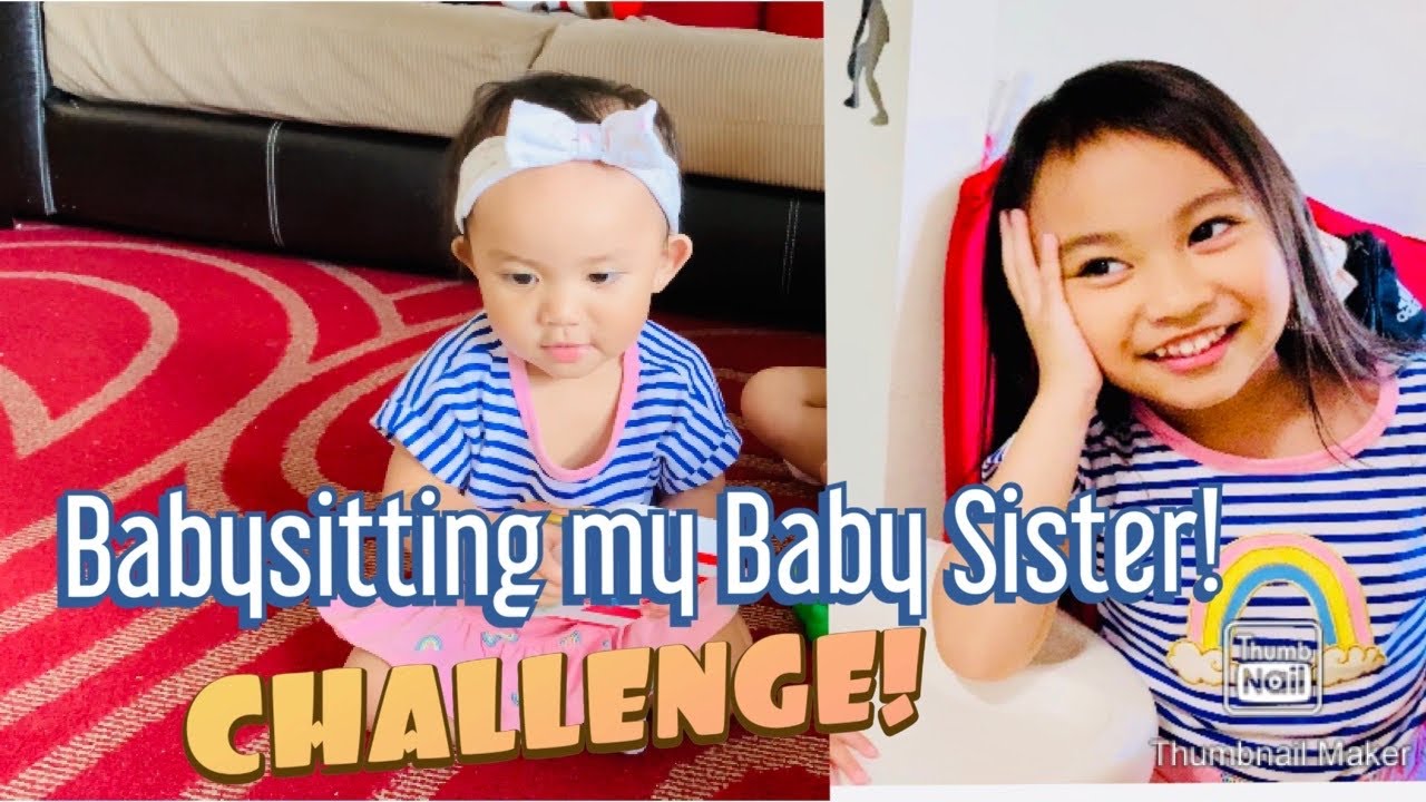 EILISH TV || BABYSITTING my Baby sister CHALLENGE! ||Cute and Funny ...