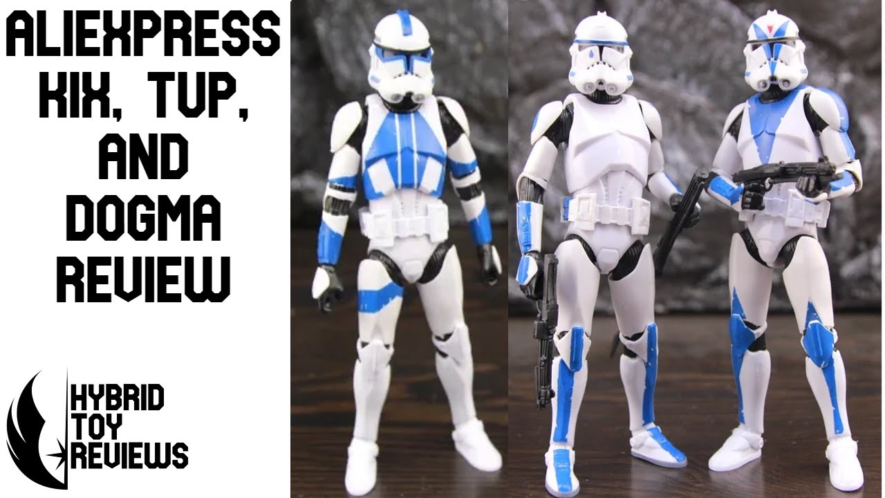 Star Wars The Black Series Dogma, Tup, and Kix AliExpress KO Knockoff ...