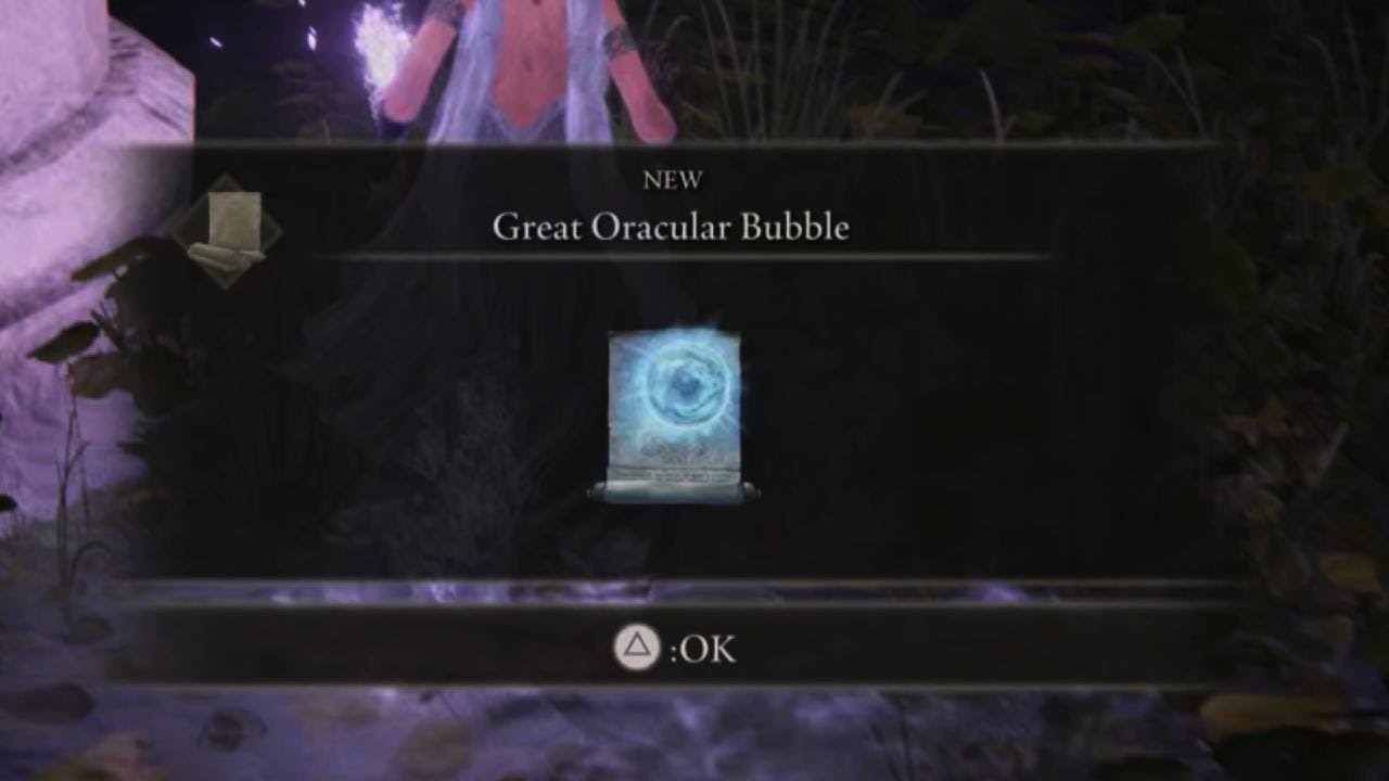 Great oracular Bubble Elden Ring Location - YouTube