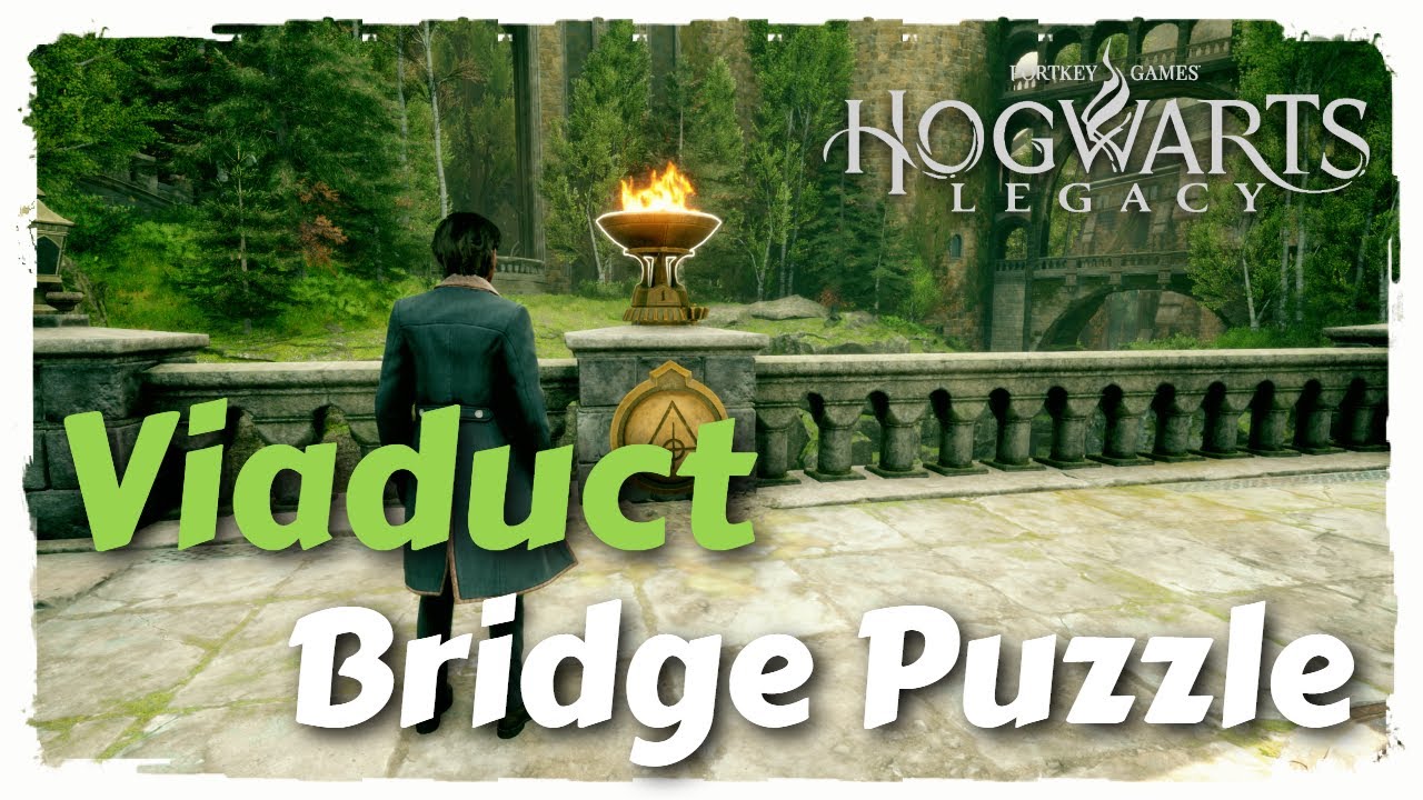 Viaduct Bridge Puzzle Solution - Hogwarts Legacy Guide - YouTube