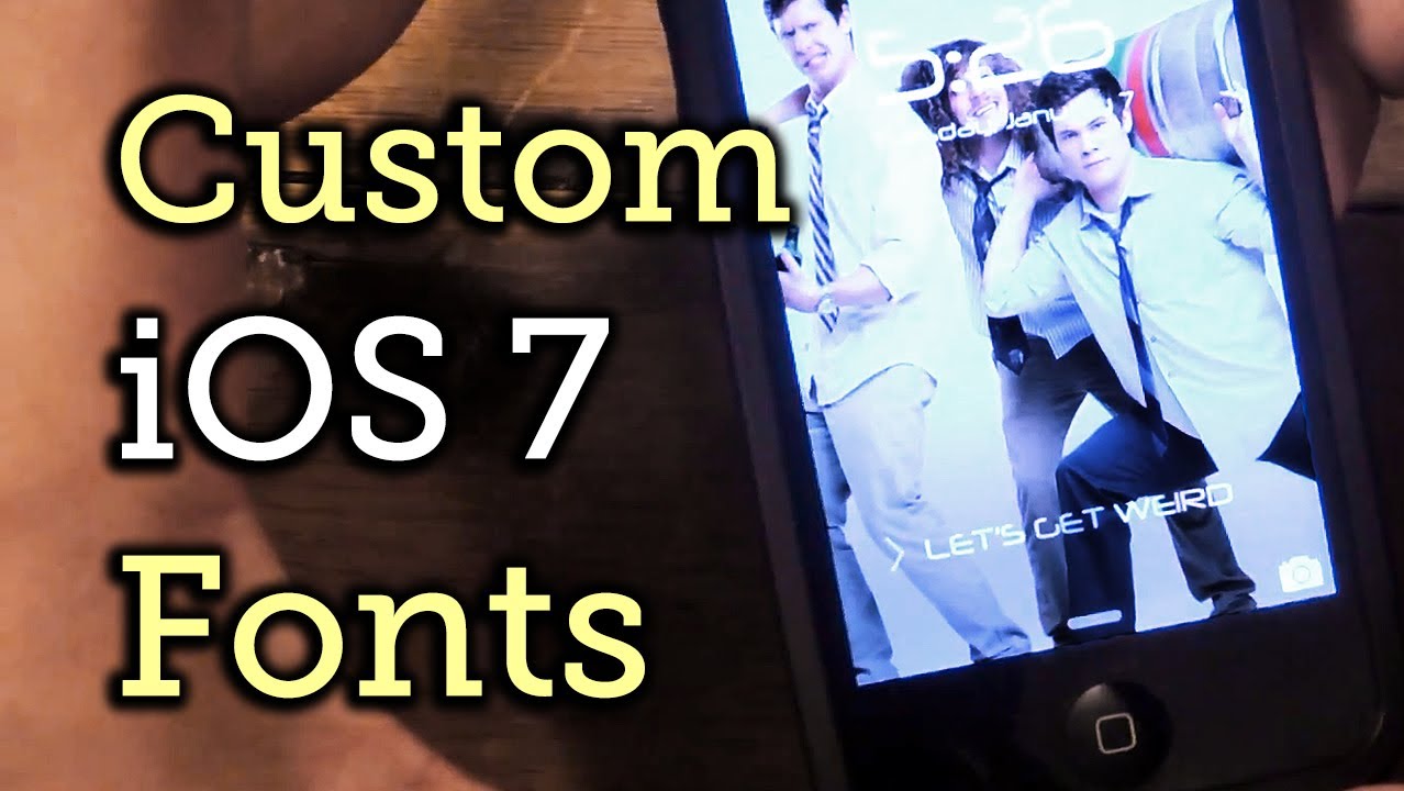 Change the Default Font of Your iPhone in iOS 7 with a Quick Tweak [How ...