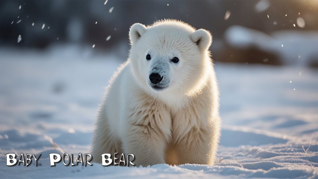Baby Polar Bear Story for Kids | Snowball's First Adventure | Kids ...