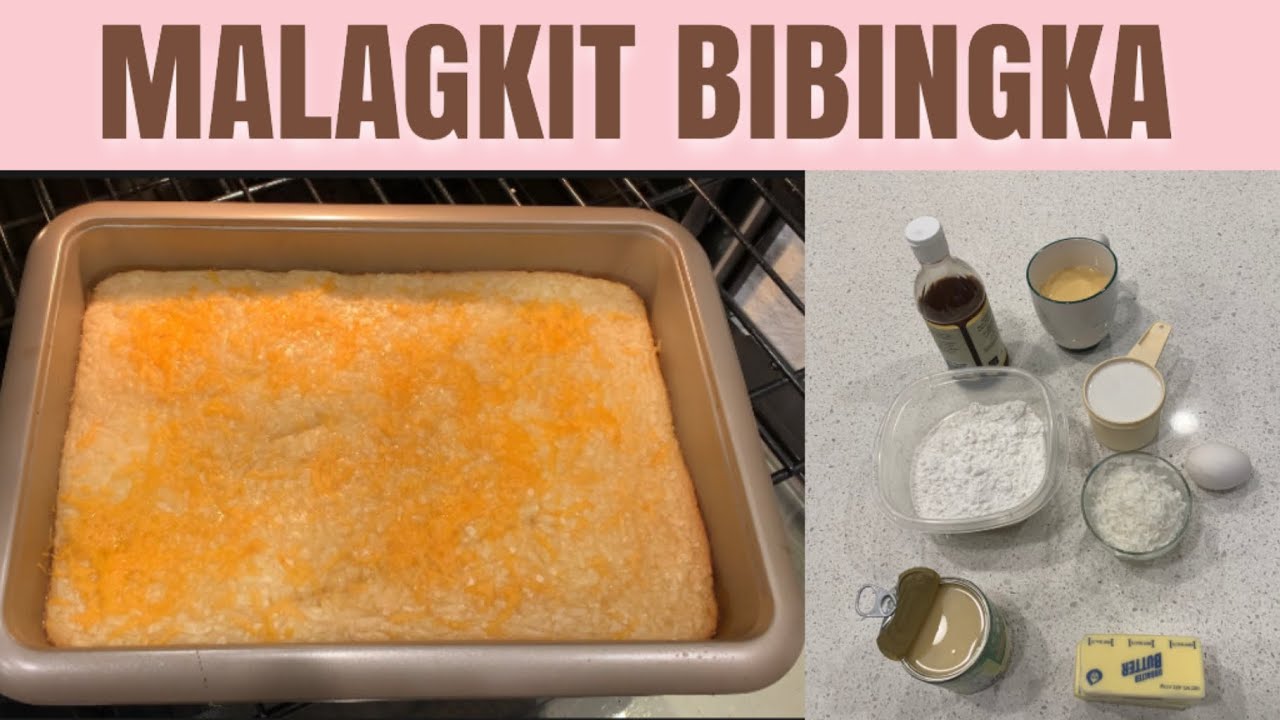 BINGKA MALAGKIT // HOW TO MAKE BINGKA USING GLUTINOUS RICE FLOUR POWDER ...