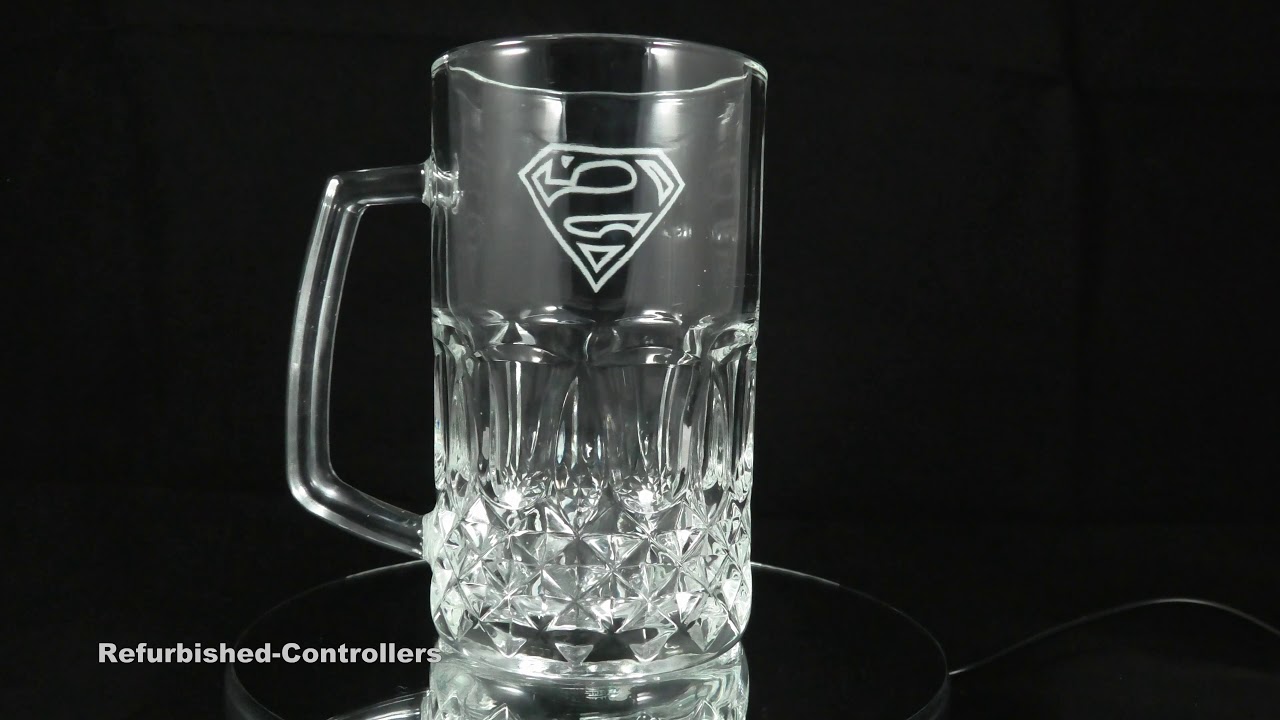 Worlds Finest The Collection Superman Glass - YouTube