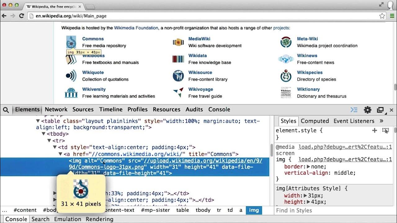 Intro to HTML and CSS - Using Chrome Developer Tools - YouTube