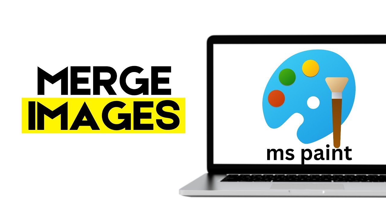 How to Merge Two Images into One in Microsoft Paint - YouTube