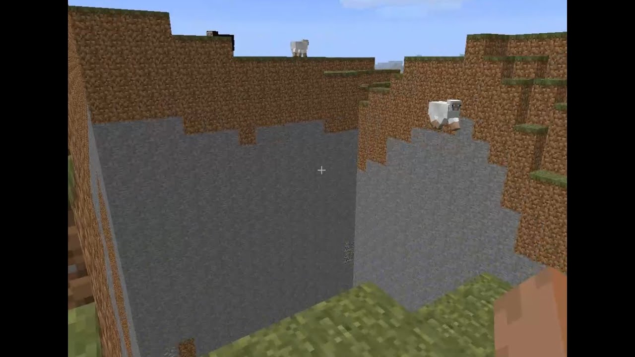 Chunk glitch in Minecraft Beta 1.7.3 - YouTube