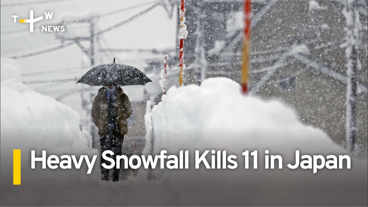 Heavy Snowfall Kills 11 in Japan | TaiwanPlus News - YouTube