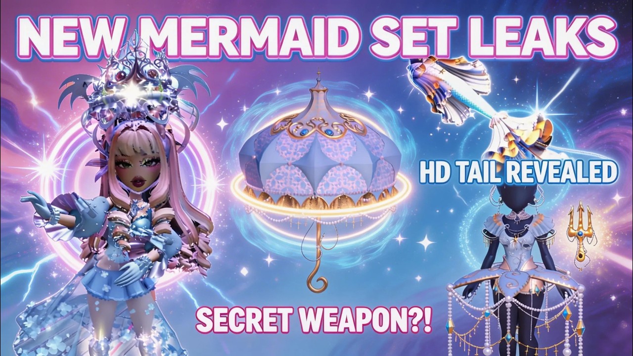 NEW Mermaid Set Sneak Peeks in MonsterVerse (HD Tail, Umbrella & Secret ...