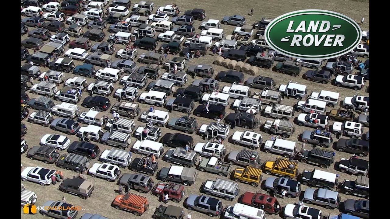 Land Rover World Record. Guinness book attempt. Most Land Rovers in a ...