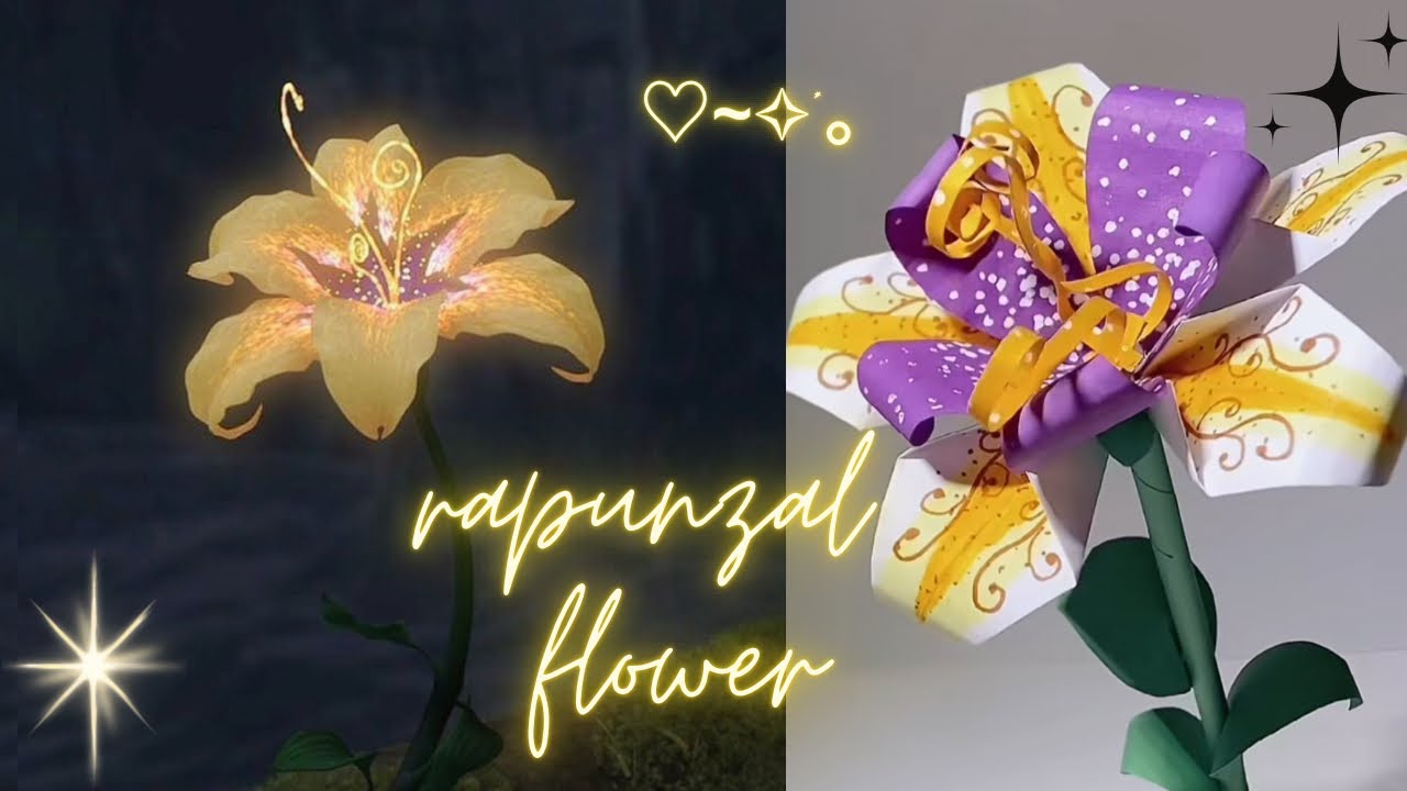 Recreating rapunzel’s magic flower from tangled - YouTube