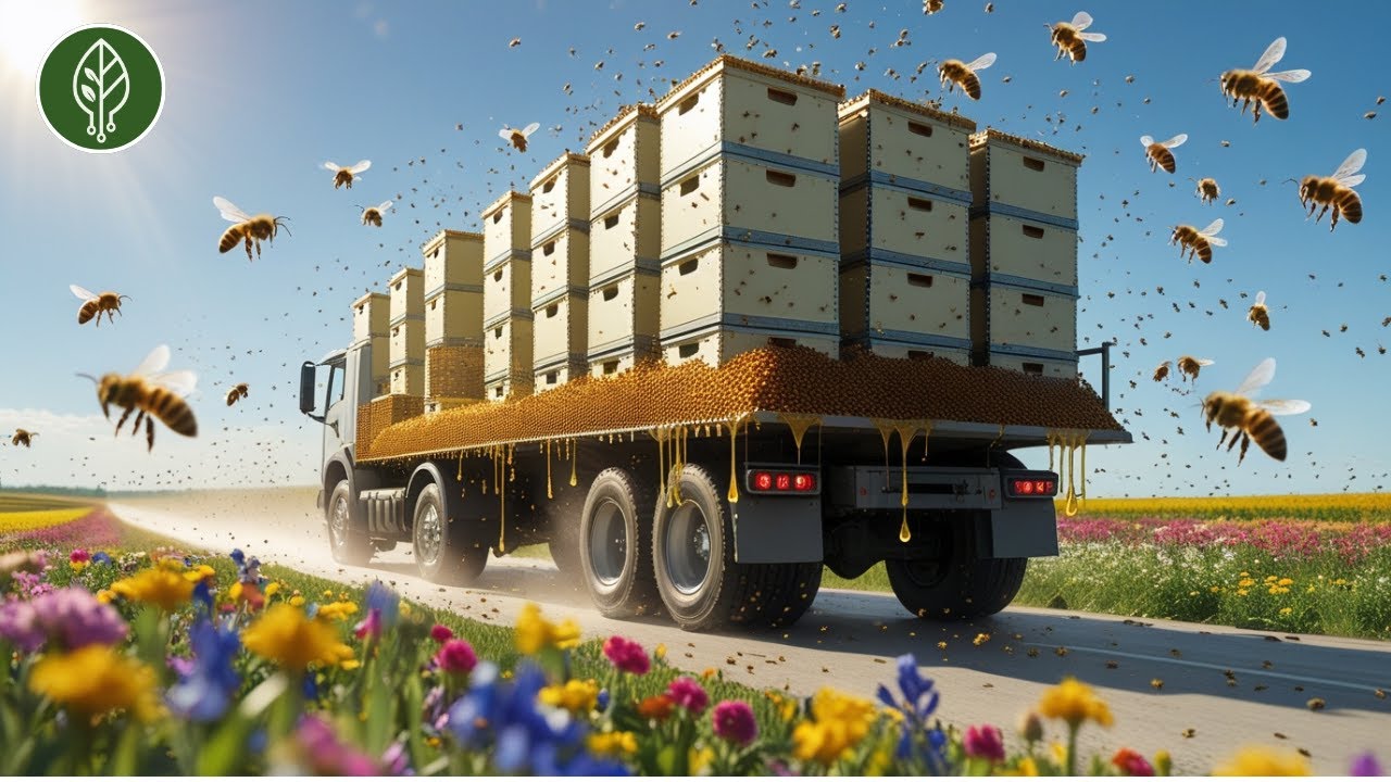 Extreme Bee Transport - Moving millions of bees across borders! - YouTube