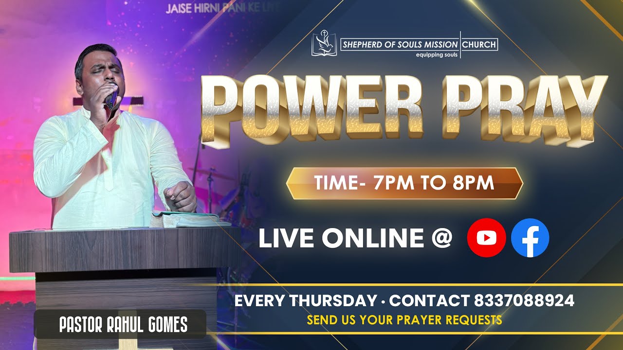 A PRAYER || LIVE EVERY THURSDAY 7PM TO 8PM || SOSM CHURCH - YouTube