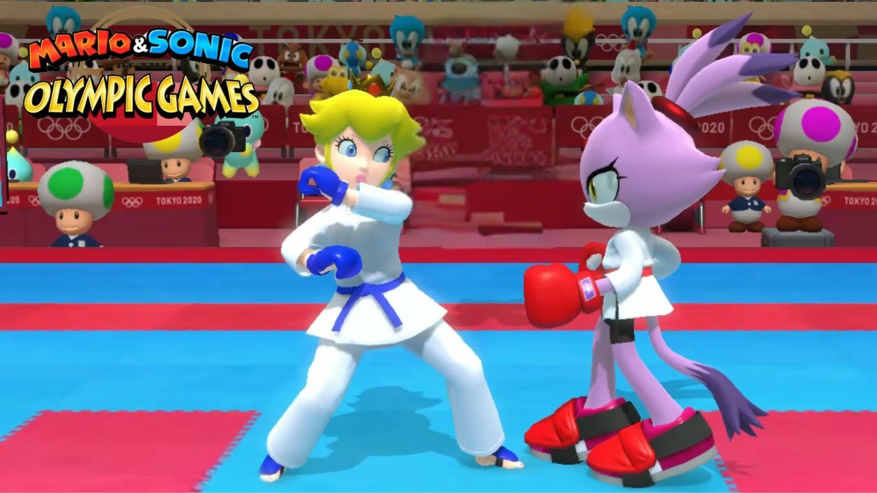 Mario & Sonic At The Olympic Games Tokyo 2020 ( Karate ) Peach Waluigi ...