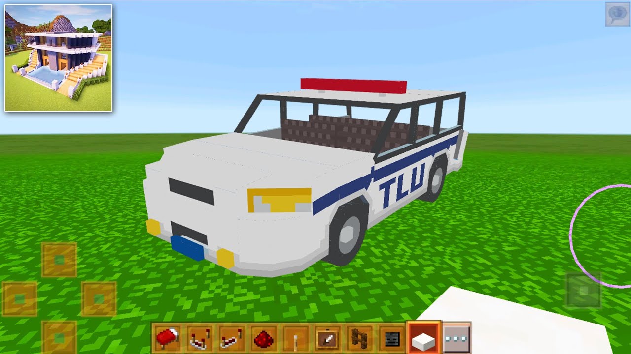 How to MAKE Working POLICE Car in Craft World - YouTube
