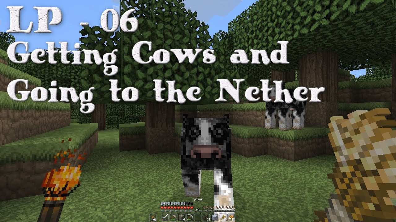 Minecraft - 07 - Getting some Cows and going to the Nether (Lets Play ...