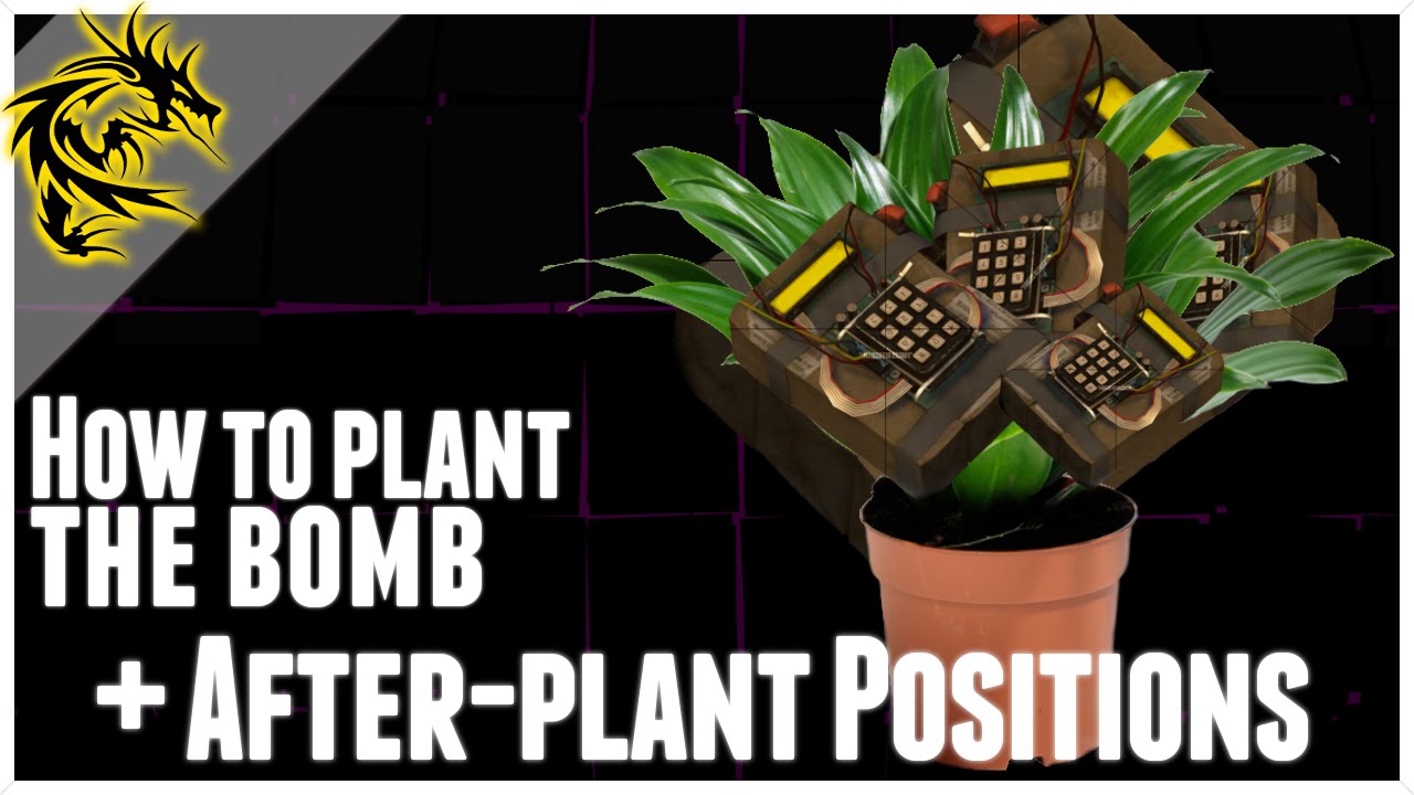 How to plant the bomb in CS:GO + After plant positions + 2 self-made ...