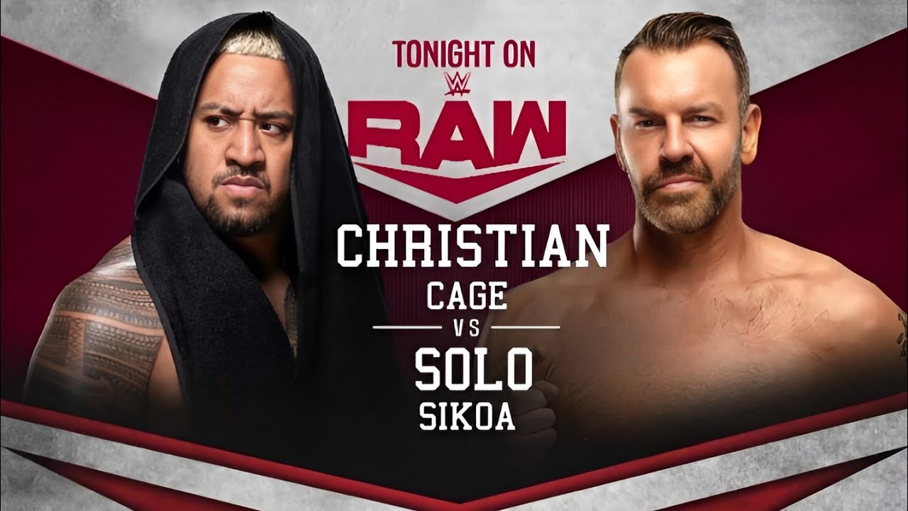 Christian vs Solo Sikoa | First Time Ever | WWE RAW | WWE2K | Gameplay ...