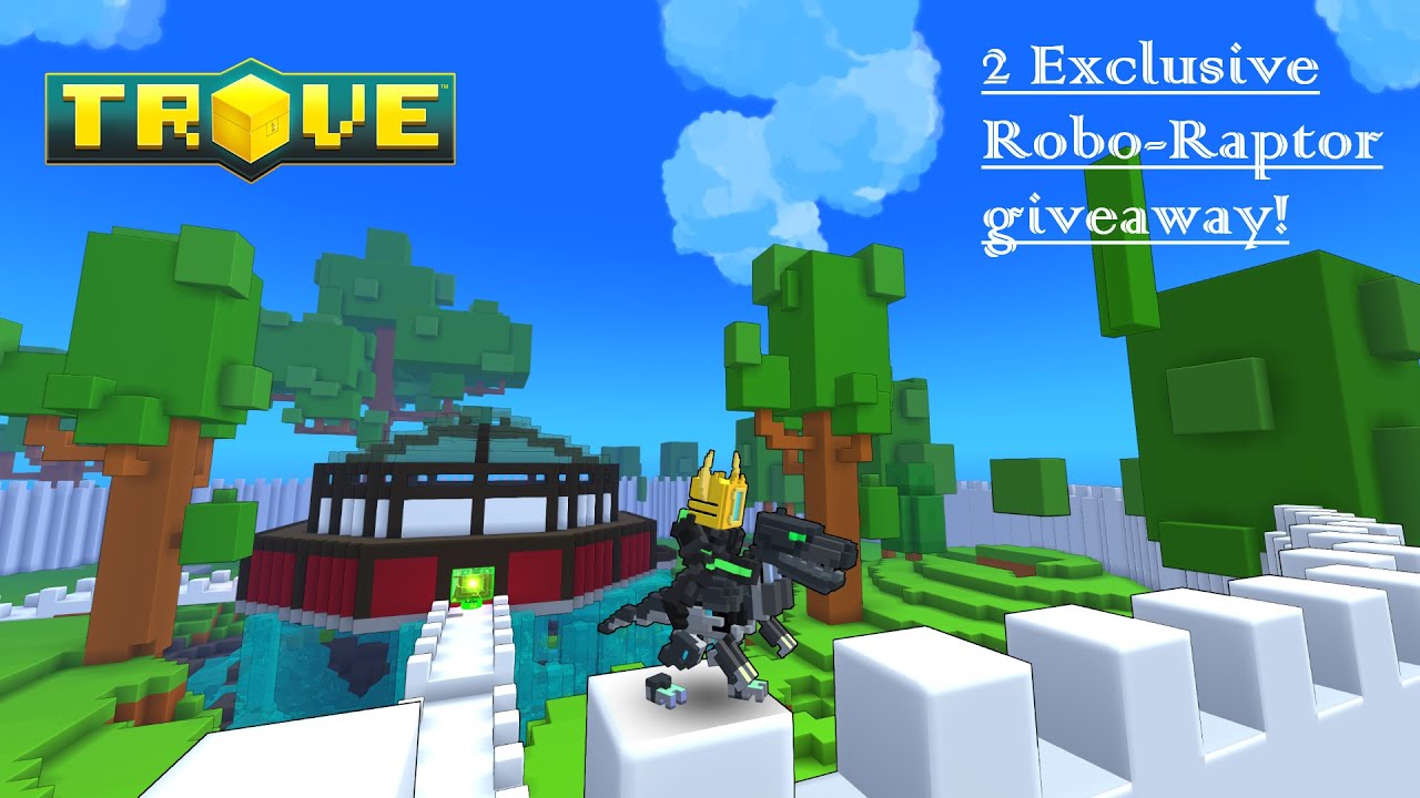 Trove - 2 Exclusive Robo-Raptor giveaway! - YouTube