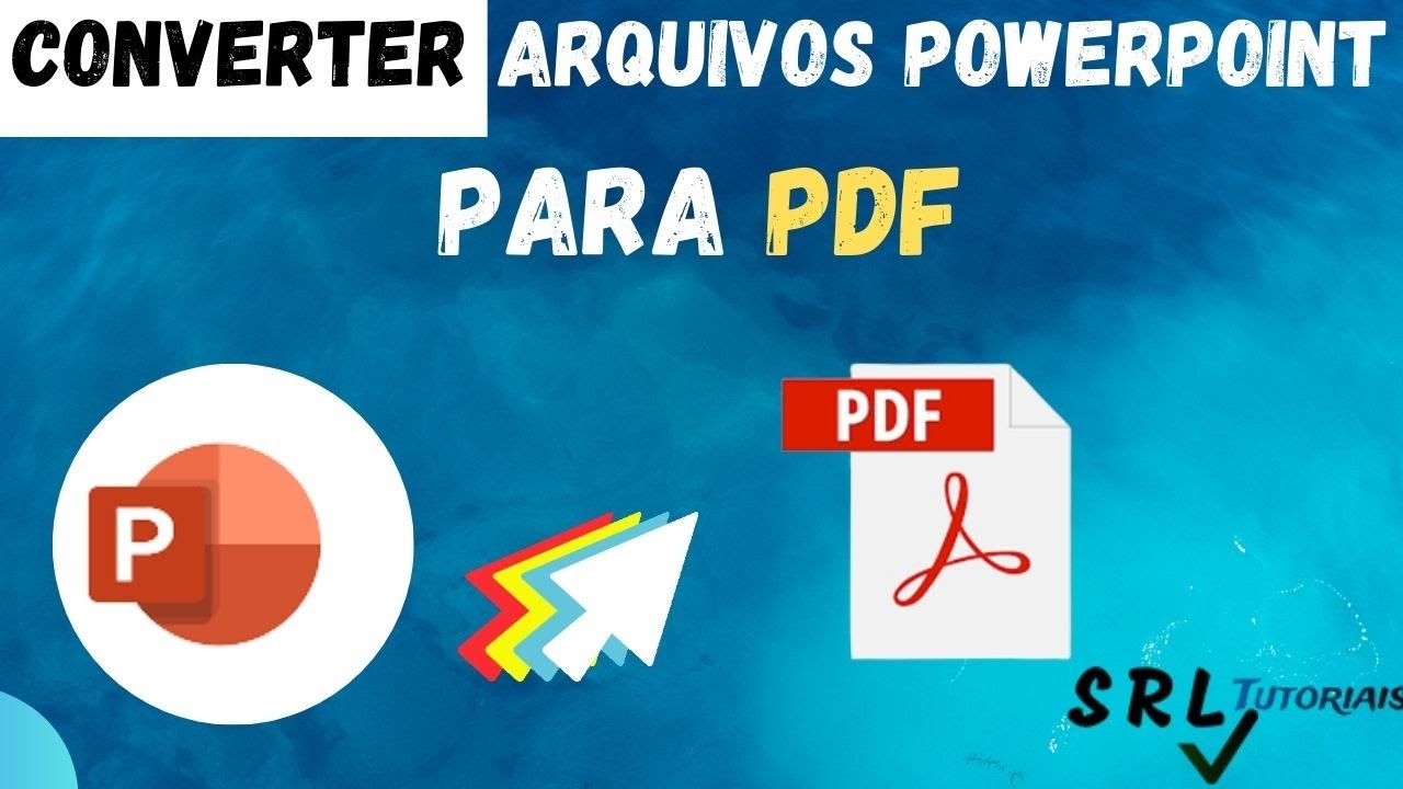 Como converter arquivos do PowerPoint para arquivo PDF(How to convert ...