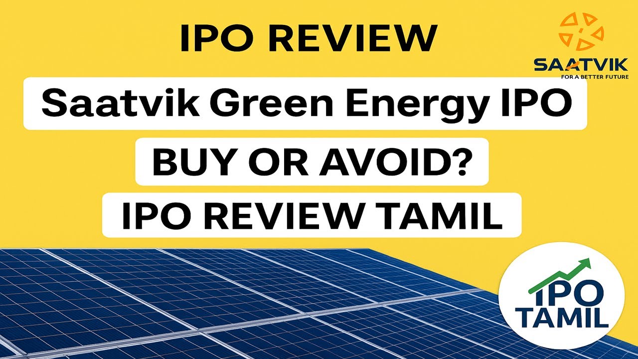 Saatvik Green Energy IPO Review | Saatvik Green Energy IPO Tamil ...