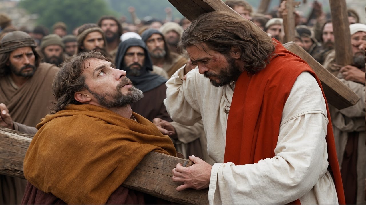 SIMÓN DE CIRENE EL HOMBRE QUE AYUDO A CARGAR LA CRUZ A JESÚS - YouTube